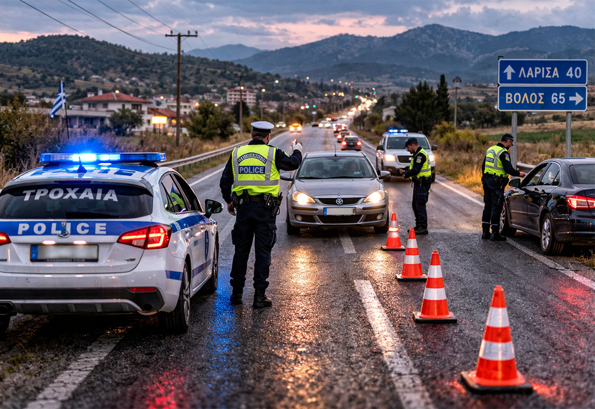 Θεσσαλία: 4 νεκροί σε τροχαία τον Μάρτιο – Πάνω από 7.000 παραβάσεις σε ...